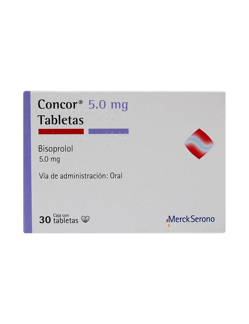 Concor 5.0 mg 30 Tabletas - Farmacias Klyns