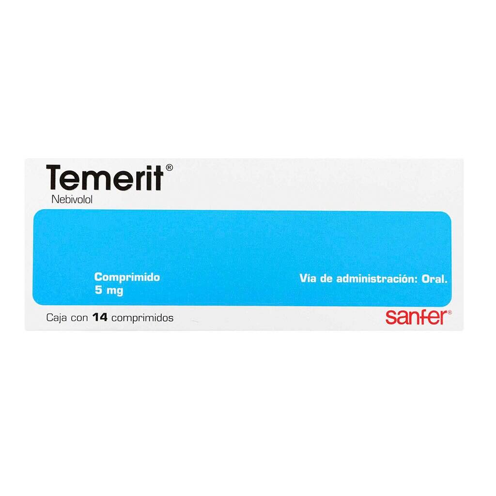 Temerit 5 mg 14 Comprimidos - Farmacias Klyns