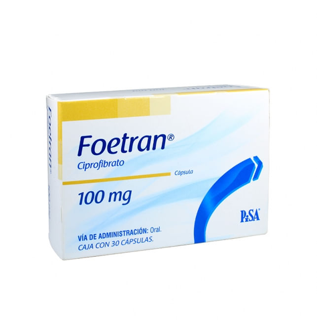 Foetran 100 Mg 30 Capsulas - Farmacias Klyns