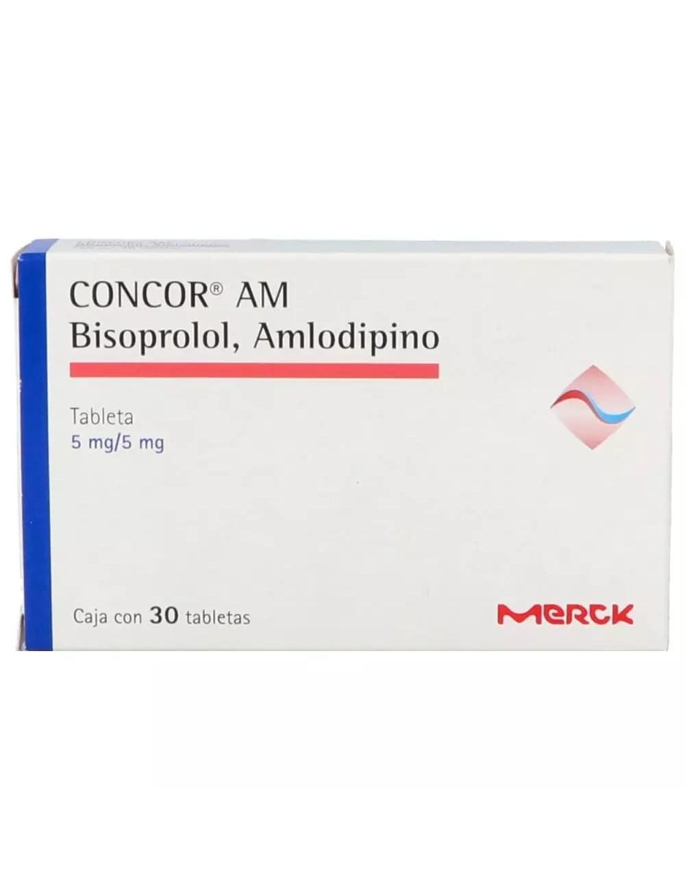 Concor AM 5 mg / 5 mg 30 Tabletas - Farmacias Klyns