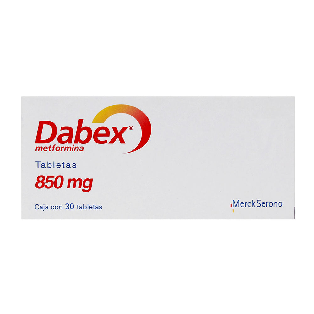 Dabex 850 mg 30 Tabletas - Farmacias Klyns