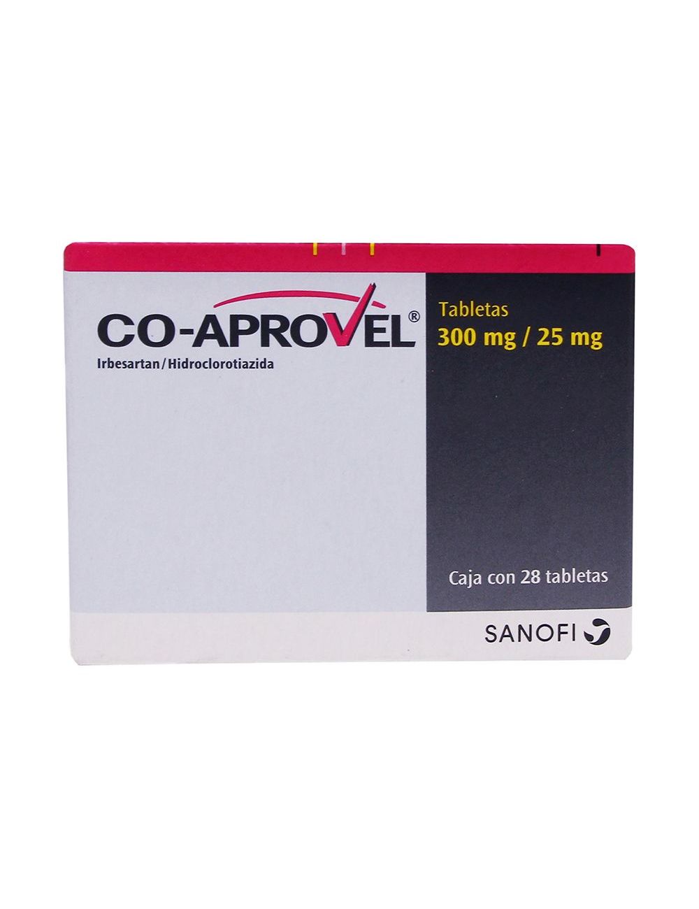 Coaprovel 300 mg / 25 mg 28 Tabletas - Farmacias Klyns
