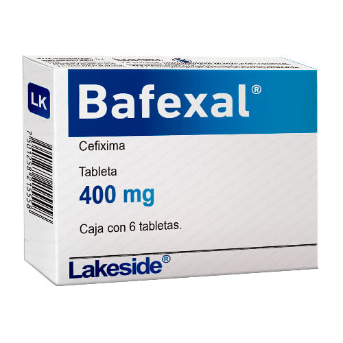 Bafexal 400 mg 6 Tabletas - Farmacias Klyns