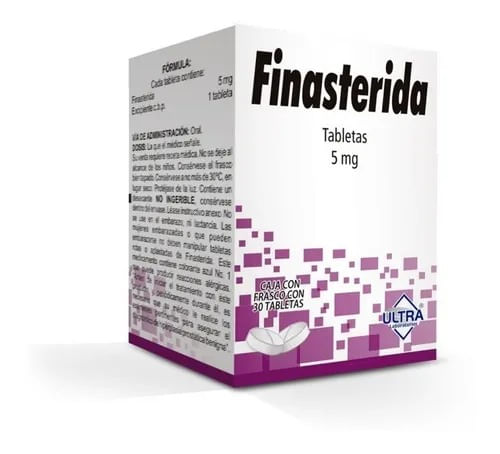 Finasterida 5 mg Con 20 Tabletas - Farmacias Klyns