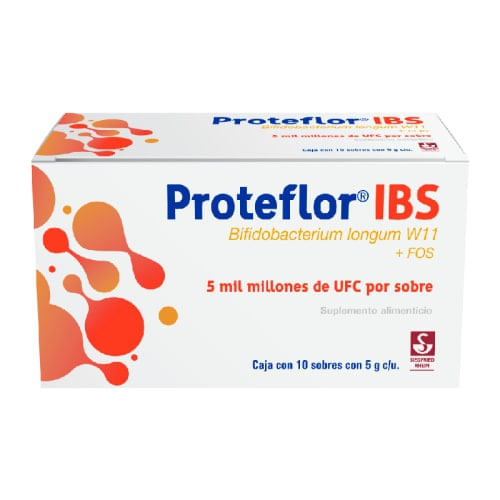 Proteflor IBS 5 Mil Millones de UFC 10 Sobres con 5 g - Farmacias Klyns