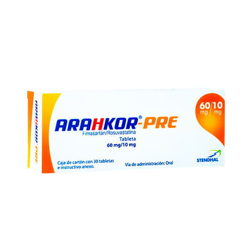 Arahkor-Pre 60 mg / 10 mg 30 Tabletas - Farmacias Klyns