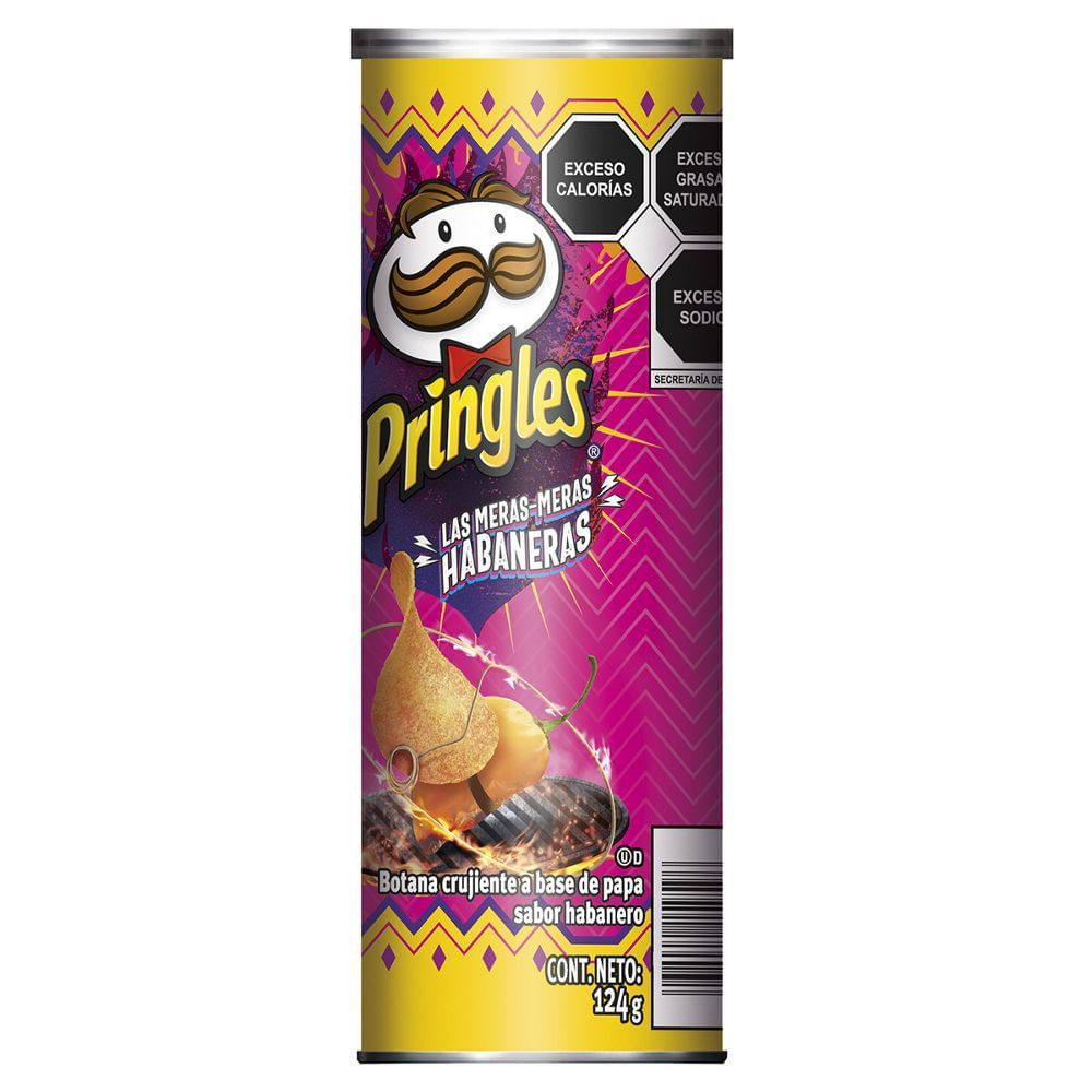 Pringles Habenero 124 g - Farmacias Klyns