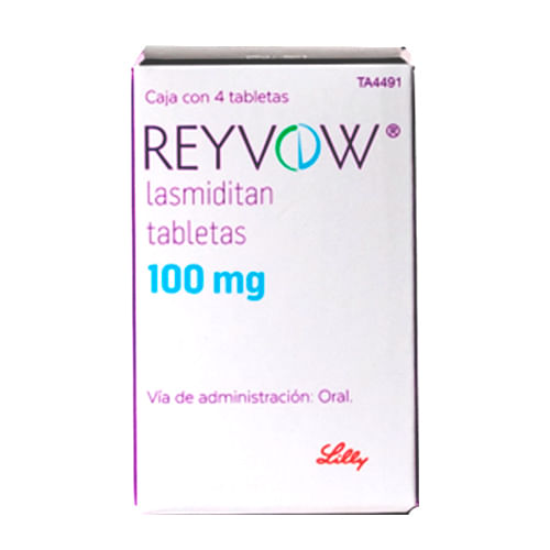 Reyvow 100 mg 4 Tabletas - Farmacias Klyns