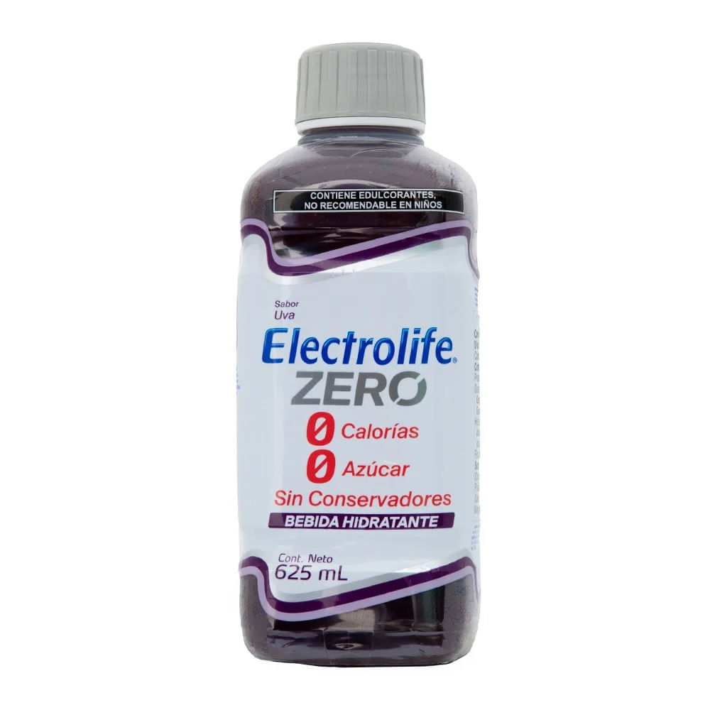 Electrolife Zero Uva 625 mL - Farmacias Klyns