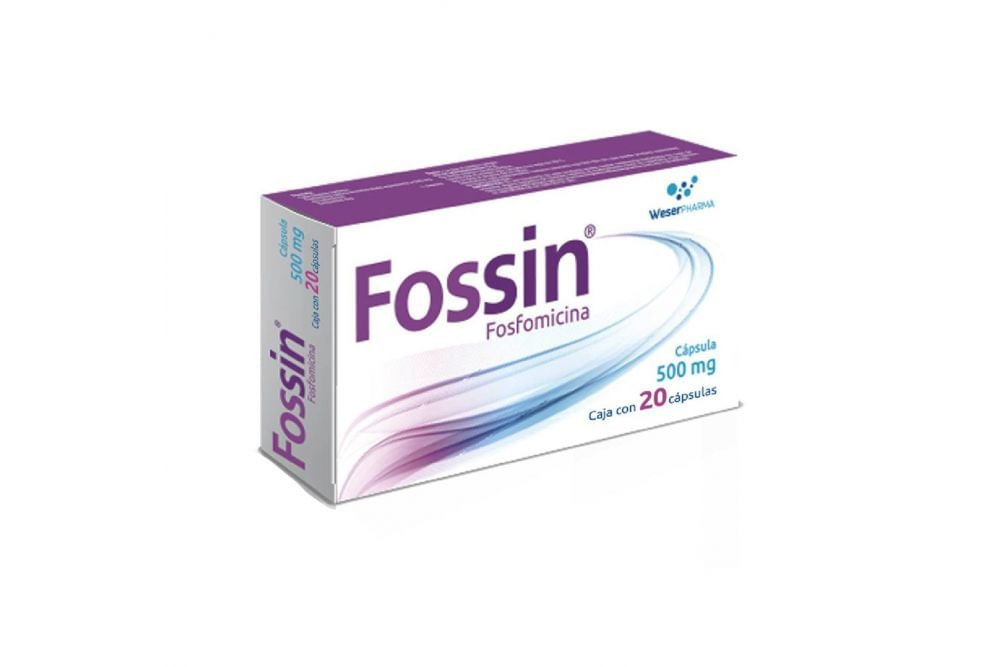 Fossin 500 mg 20 Capsulas - Farmacias Klyns