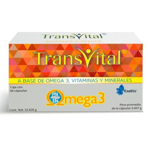 Transvital 53.826g 60 Capsulas - Farmacias Klyns