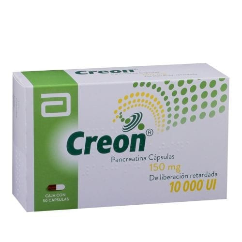Creon 150 mg / 10 000 UI 50 Capsulas - Farmacias Klyns