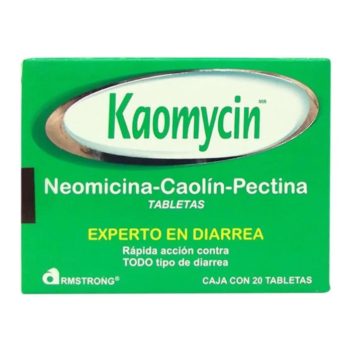 Kaomycin 20 Tabletas - Farmacias Klyns