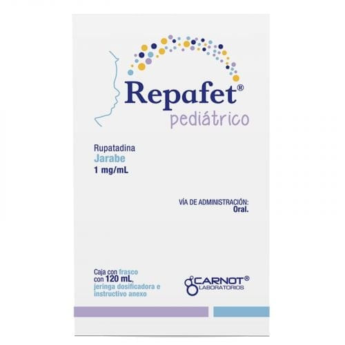Repafet Suspension Pediatrica 1 mg Frasco Con 120 mL - Farmacias Klyns