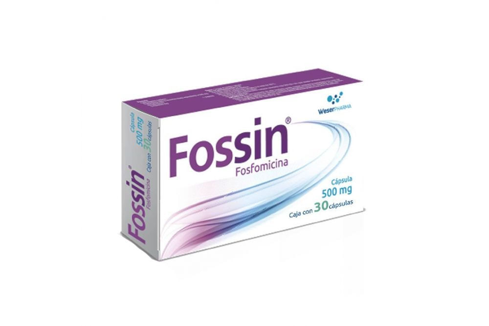 Fossin 500 mg 30 Capsulas - Farmacias Klyns