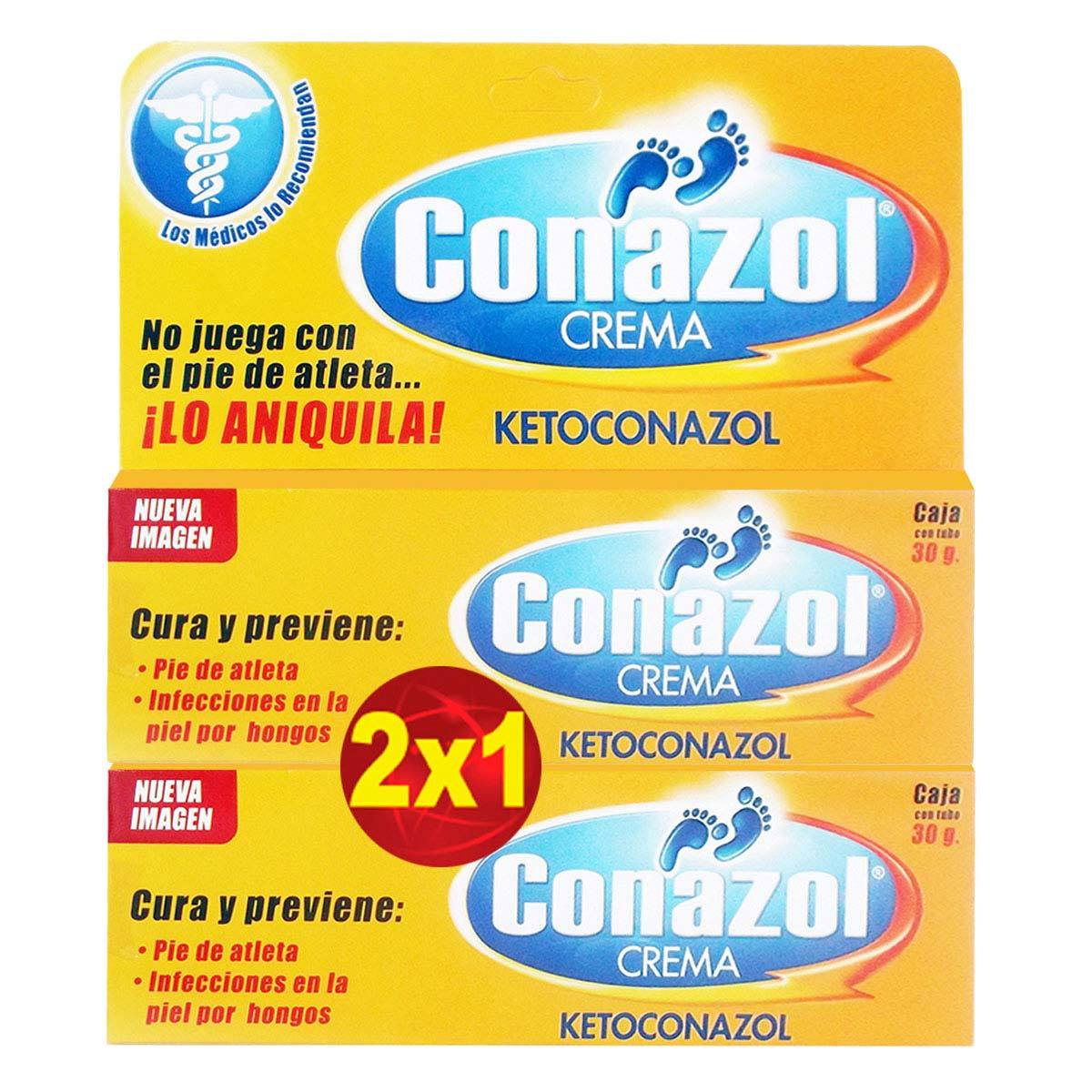 Conazol Ketoconazol Crema 30 gm 2x1 - Farmacias Klyns