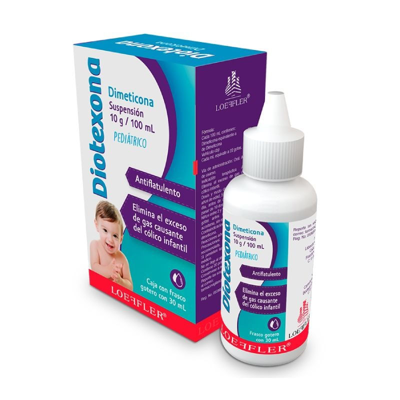 Diotexona Pediatrico Dimeticona 10 g/100 mL Suspension 30 mL ...
