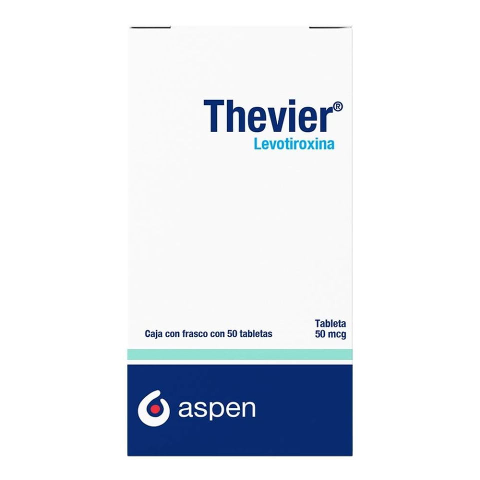 Thevier 50 mg 50 Capsulas - Farmacias Klyns