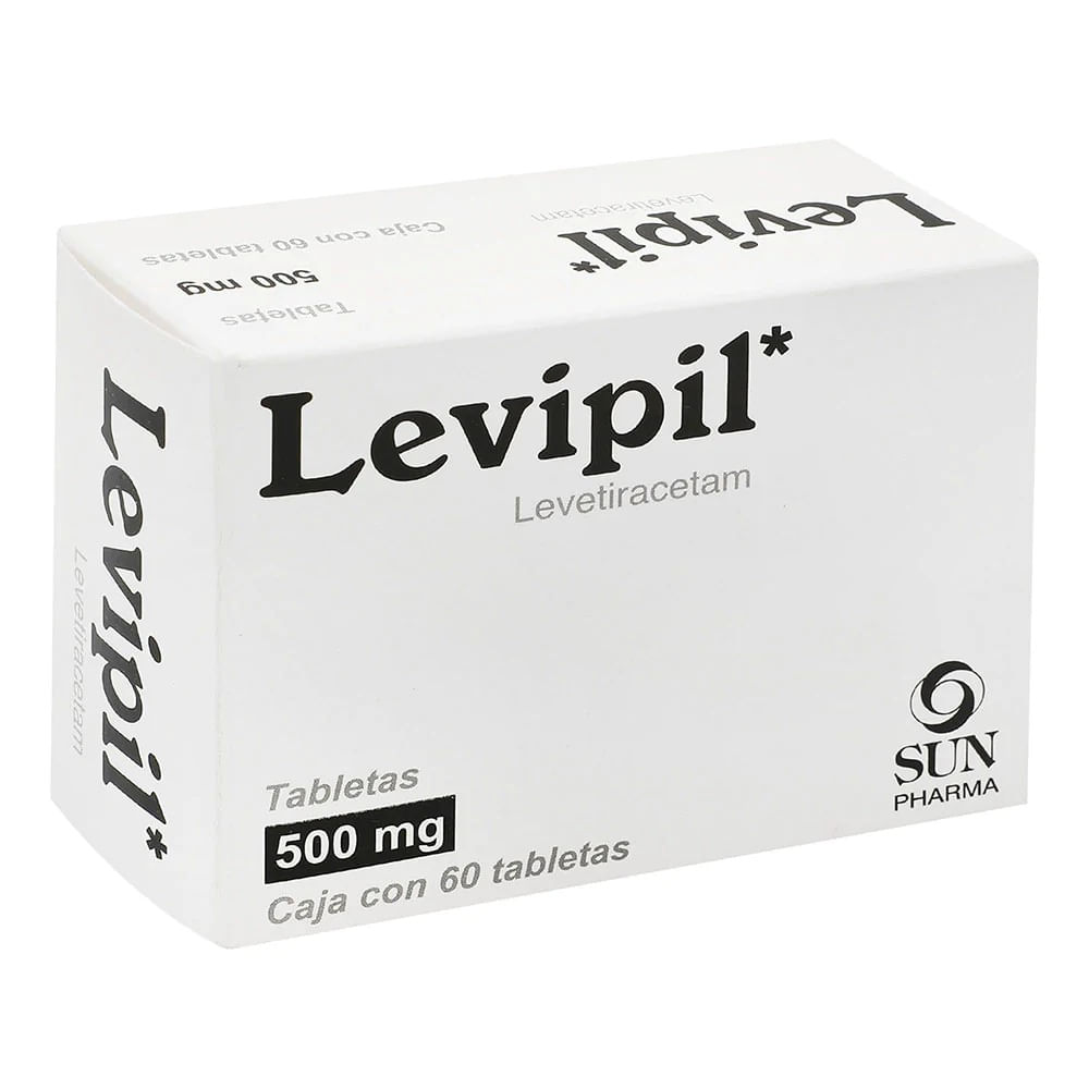Levipil 500 mg 60 Tabletas - Farmacias Klyns