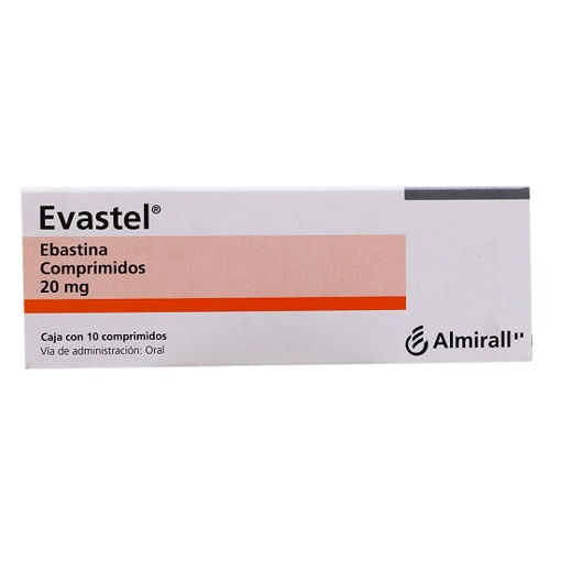 Evastel 20 mg 10 Comprimidos - Farmacias Klyns