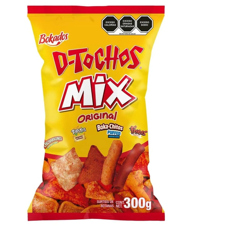 Bokados D-Tochos Mix 300 g - Farmacias Klyns