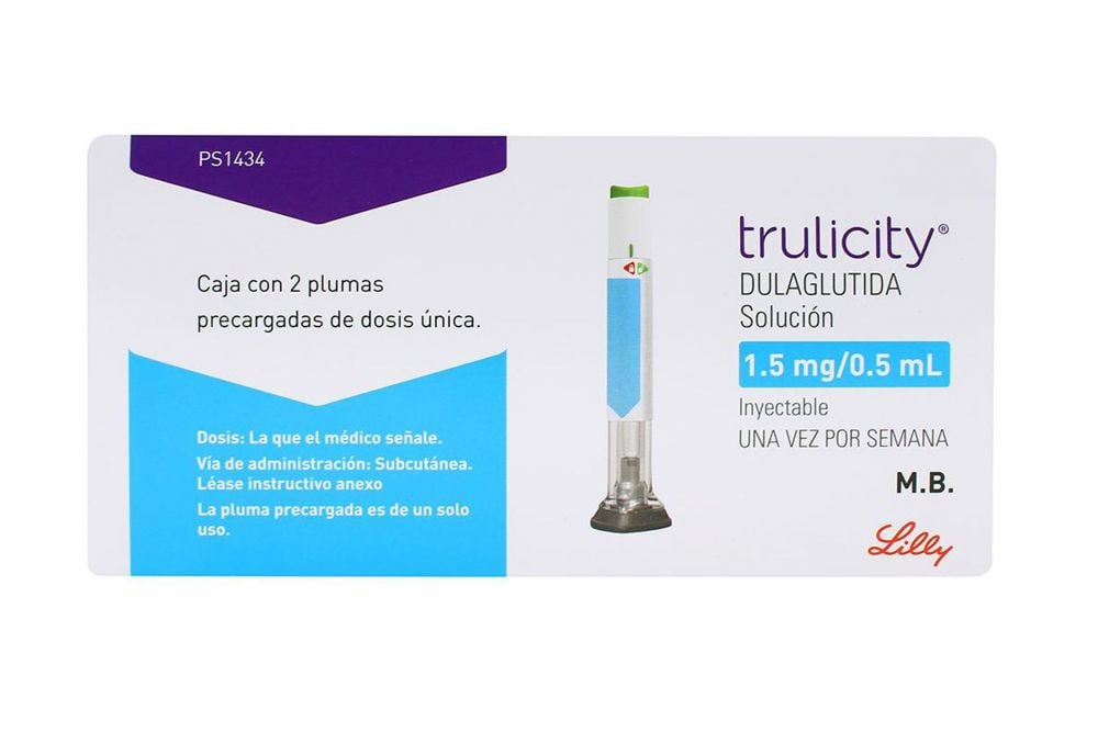 Trulicity Solucion 1.5 mg / 0.5 mL 2 Plumas - Farmacias Klyns