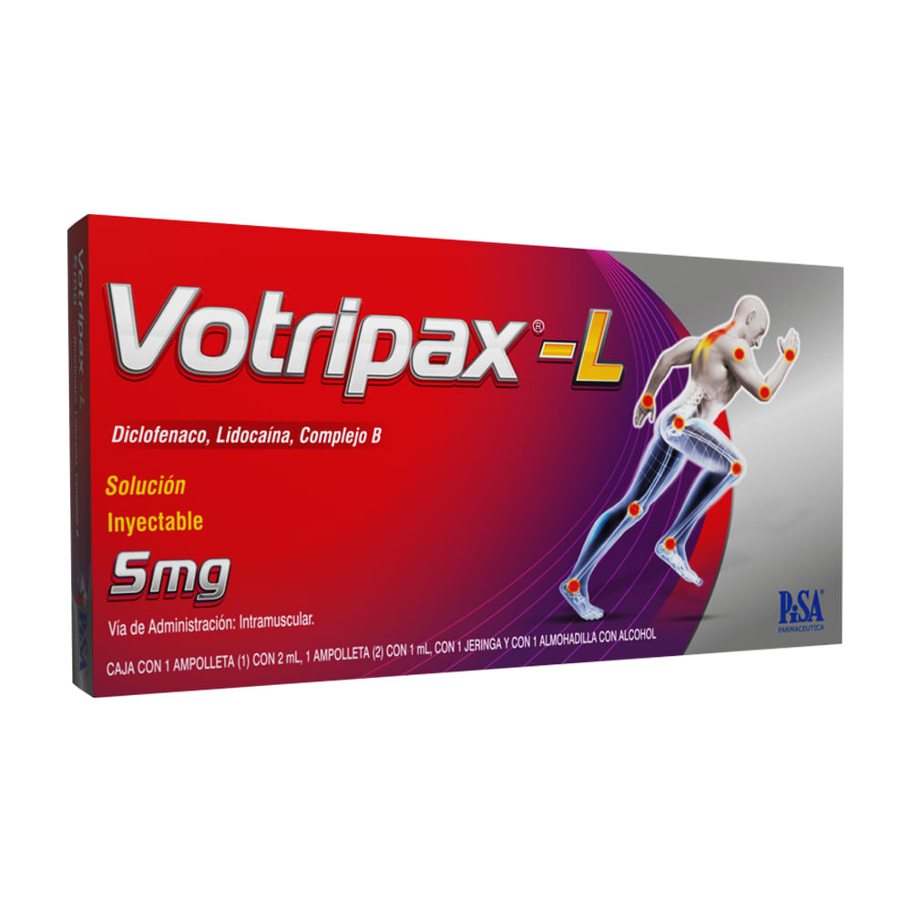 Votripax L Solucion Inyectable 5 mg 2 Ampolletas 1 Jeringa - Farmacias ...