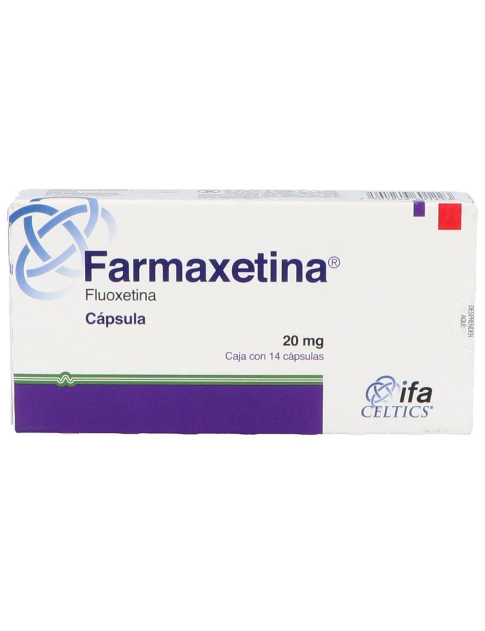 Farmaxetina 20 mg 14 Capsulas - Farmacias Klyns