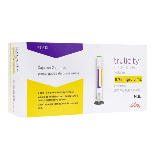 Trulicity Solucion 0.75 mg / 0.5 mL 2 Plumas - Farmacias Klyns