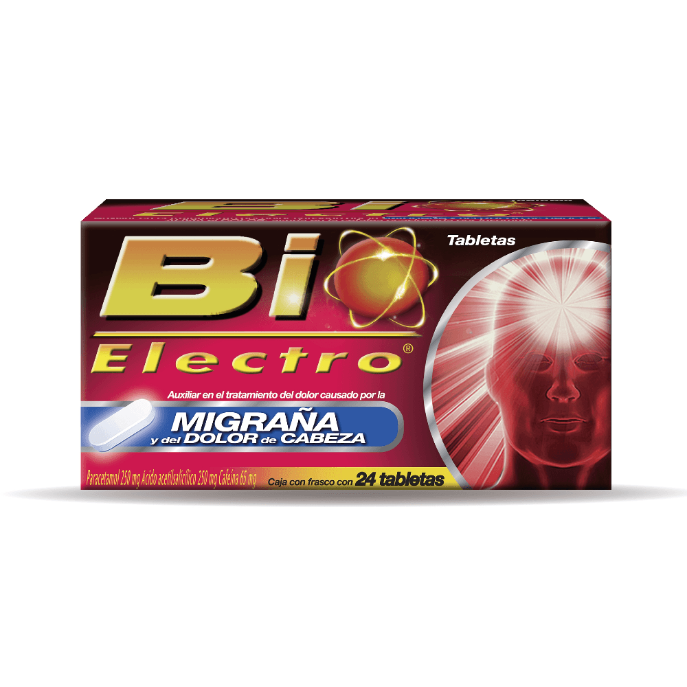 Bio Electro 250 mg / 65 mg 24 Tabletas - Farmacias Klyns