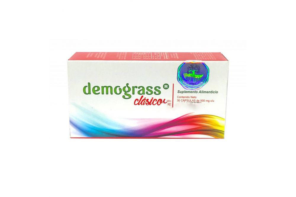 Demograss Clasico 500 mg 30 Capsulas - Farmacias Klyns