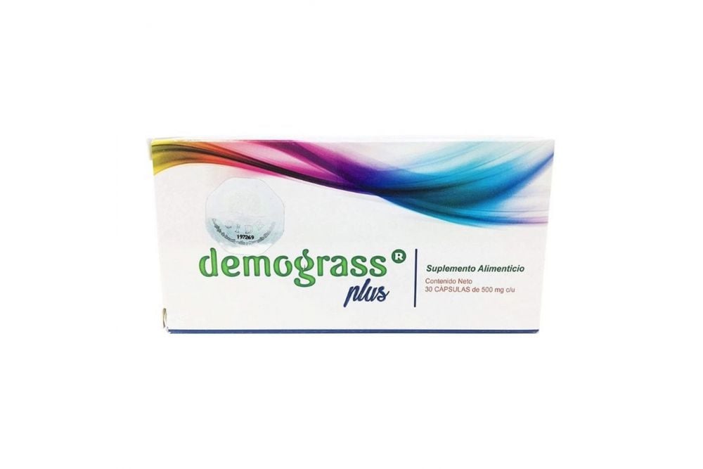 Demograss Plus 500 mg 30 Capsulas - Farmacias Klyns