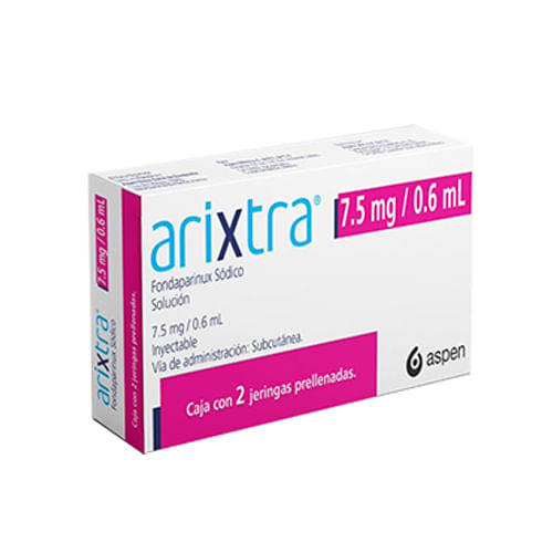 Arixtra 7.5 mg / 0.6 mL 2 Jeringas Prellenadas - Farmacias Klyns