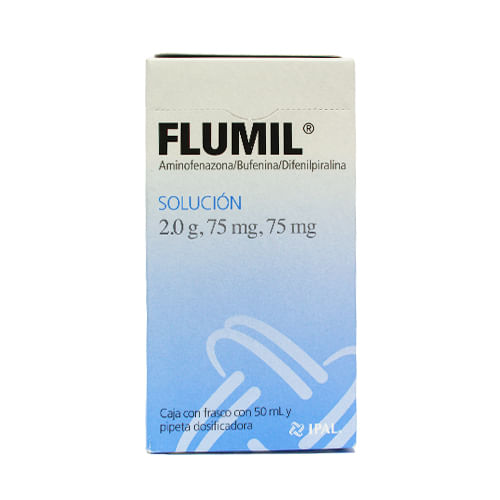 Flumil Solucion 20 g / 75 mg / 75 mg Frasco con 50 mL - Farmacias Klyns