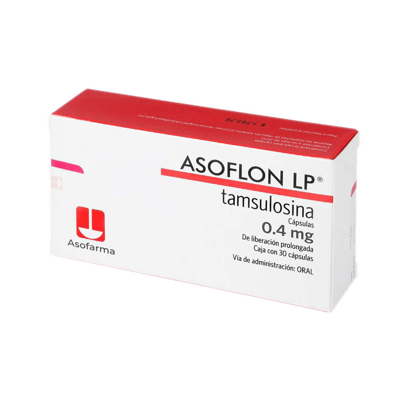 Asoflon LP 0.4 mg 30 Capsulas - Farmacias Klyns