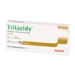 Tritazide 5 mg / 25 mg 16 Tabletas - Farmacias Klyns