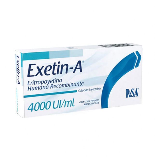 Exetin-A Solucion Inyectable 4000 UI/mL 6 Ampulas - Farmacias Klyns