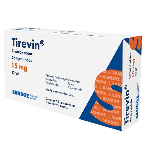 Tirevin 15 mg 28 Tabletas - Farmacias Klyns
