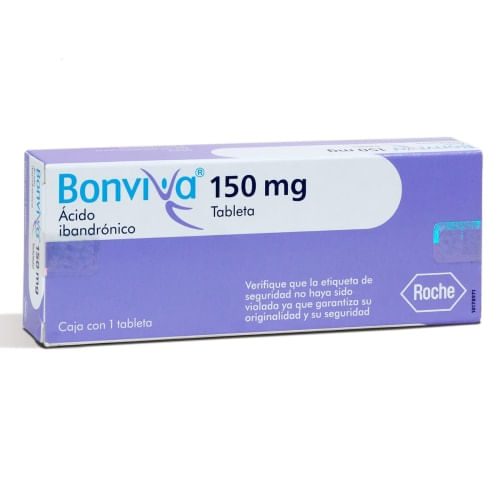 Bonviva 150 mg 1 Tableta - Farmacias Klyns