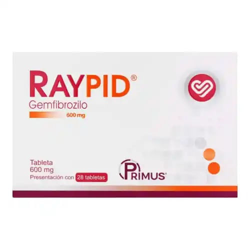 Raypid 600 mg 28 Tabletas - Farmacias Klyns