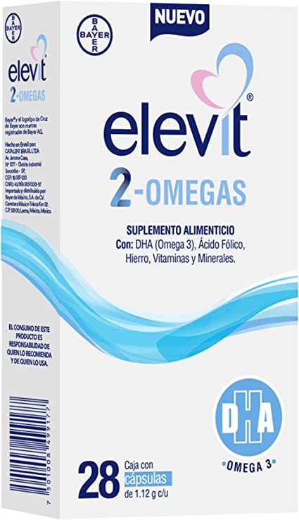 Eelvit 2 Omegas Suplemento Alimenticio 28 Capsulas - Farmacias Klyns