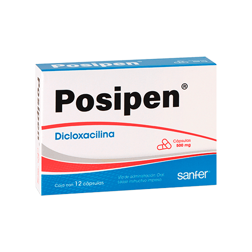Posipen 500 mg 12 Capsulas - Farmacias Klyns