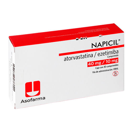 Napicil 40 mg / 10 mg 30 Comprimidos - Farmacias Klyns