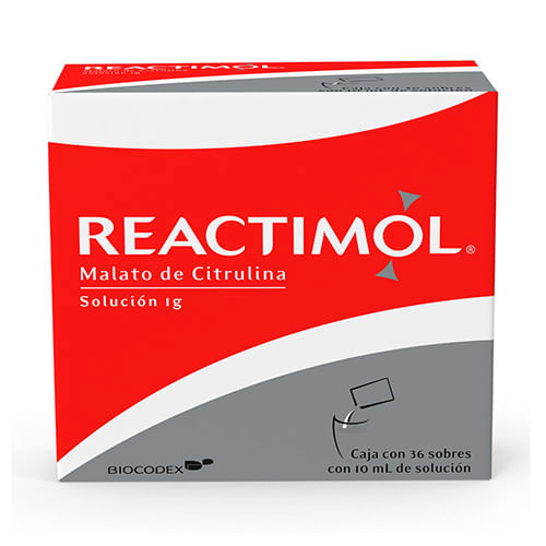 Reactimol 1 g Solucion 36 Sobres de 10 mL - Farmacias Klyns