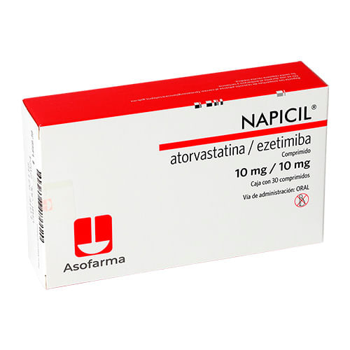 Napicil 10 mg / 10 mg 30 Comprimidos - Farmacias Klyns