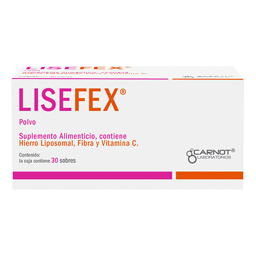 Lisefex Suplemento Alimenticio 30 Sobres - Farmacias Klyns