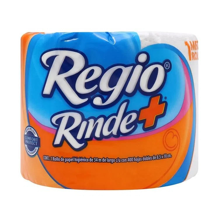 Higienico Regio Rinde Mas 1 Pieza 400 Hojas - Farmacias Klyns