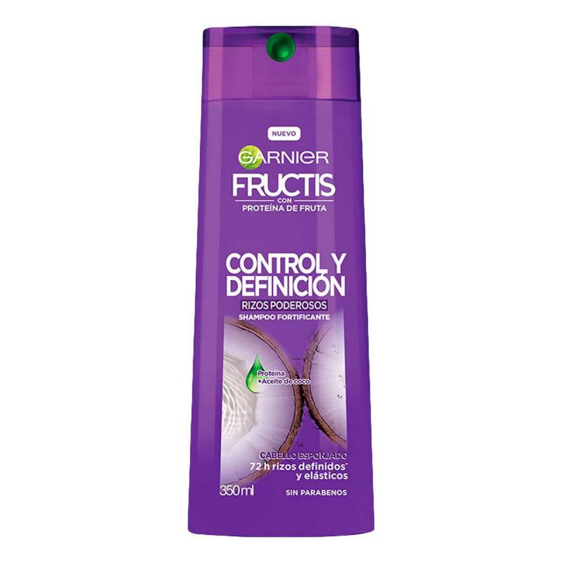 Shampoo Fructis Control Y Definicion Rizos Poderosos 350 Ml Farmacias