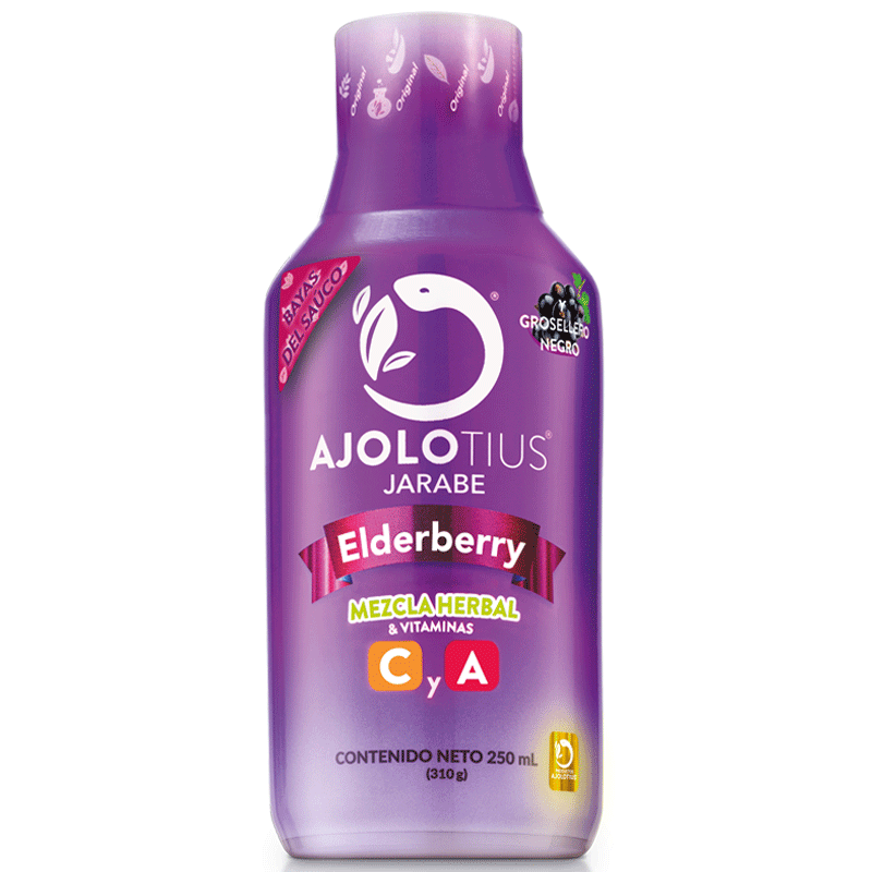 Ajolotius Jarabe Eldelberry 250 mL - Farmacias Klyns