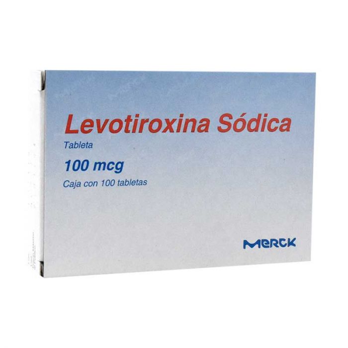 Levotiroxina Sodica 100 mg 100 Tabletas - Farmacias Klyns